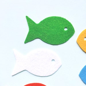 Felt Fish Die-cut Craft Supplies Fish Sewing Craft Projects Felt Fish ...