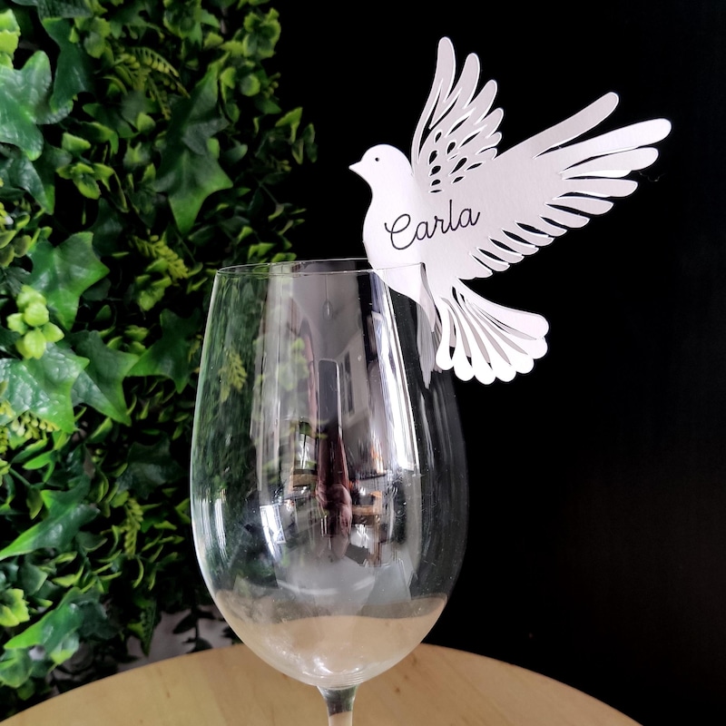 Bird Place Card - Etsy