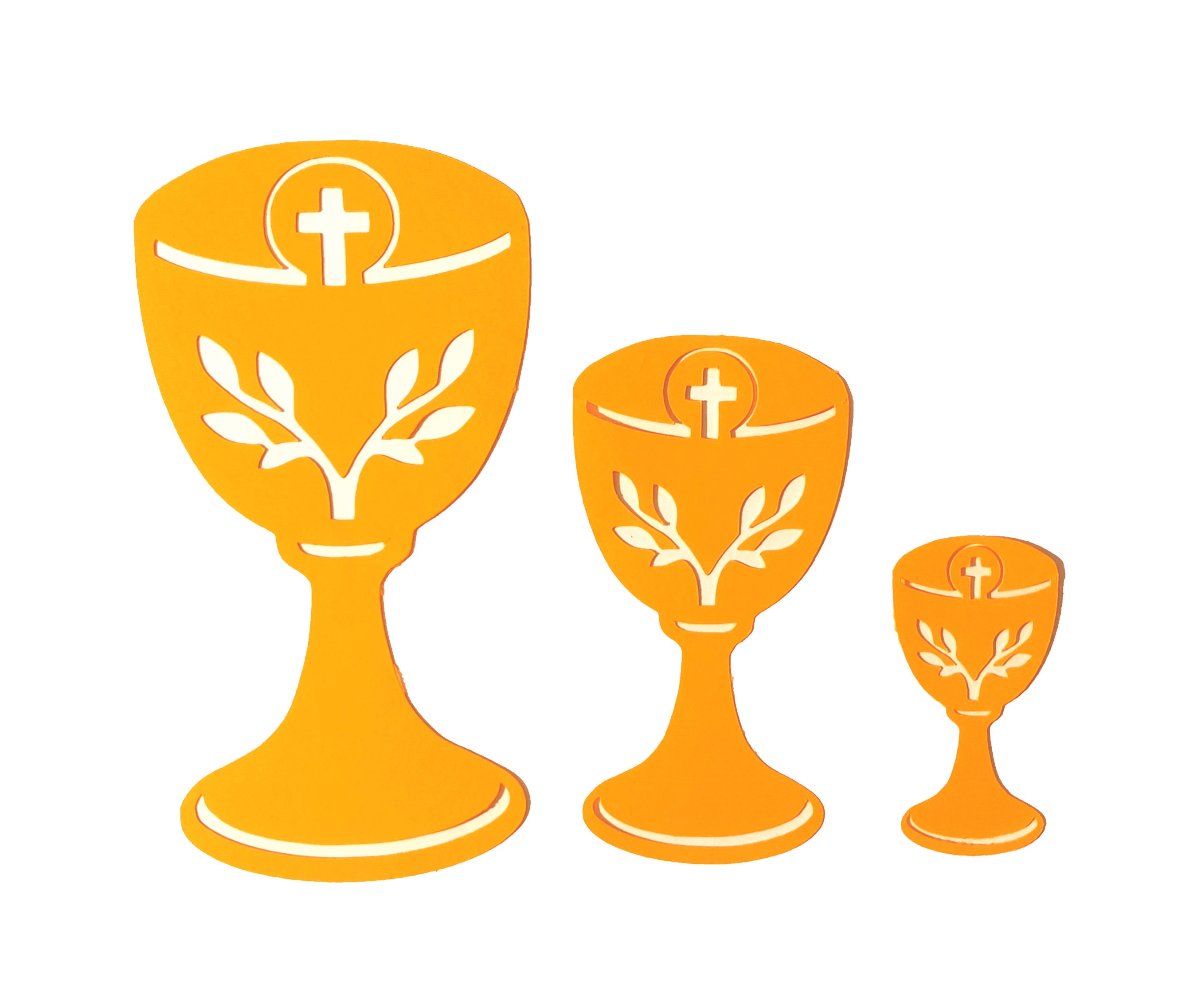 Die Cut Cardboard Chalice Craft Supplies Chalice Craft Projects Church ...