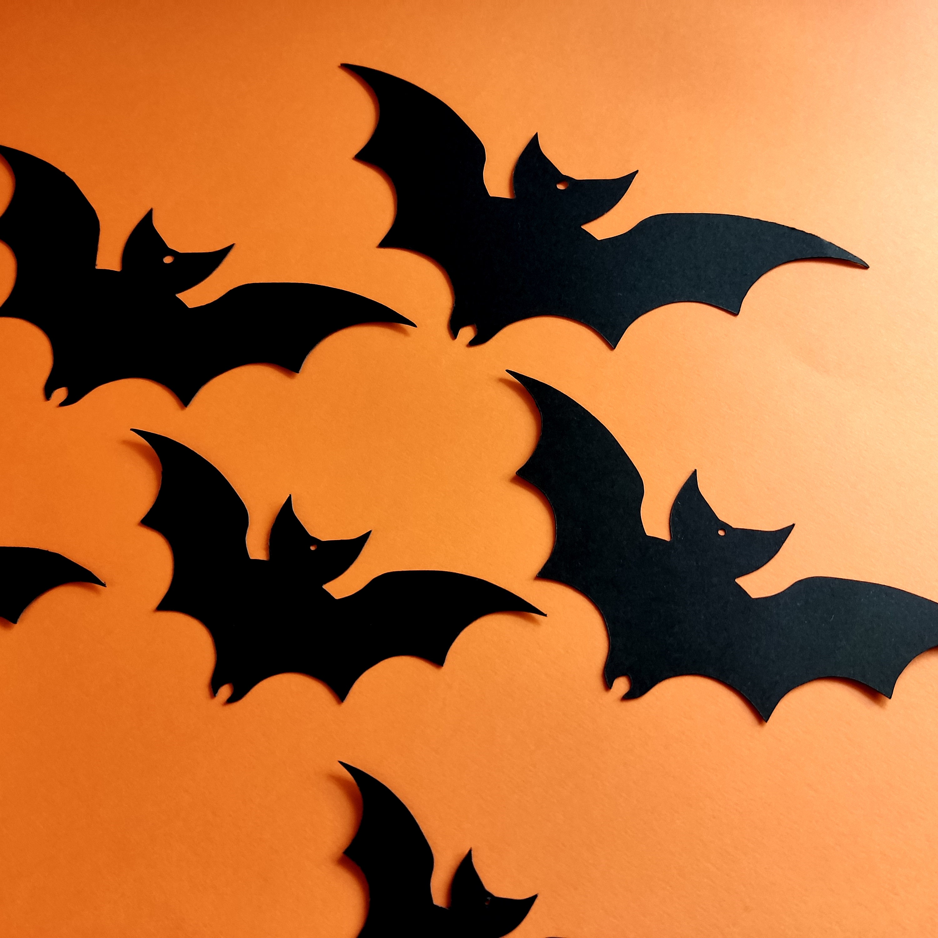 Cardstock Bat Cutouts With Hole for Hanging Craft Supplies Craft ...