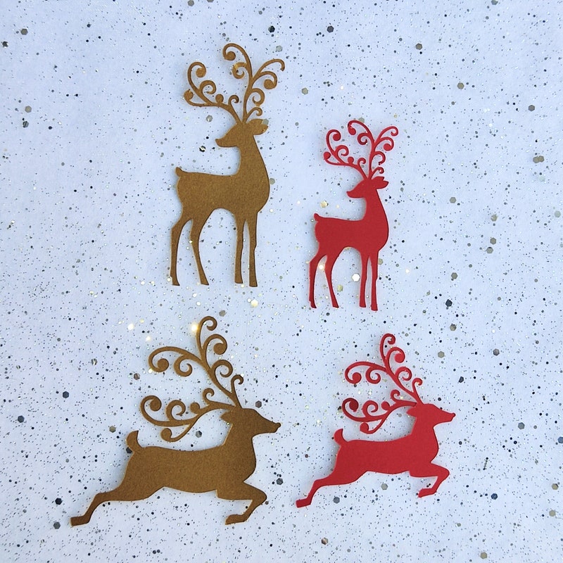 Reindeer Cut Outs - Etsy
