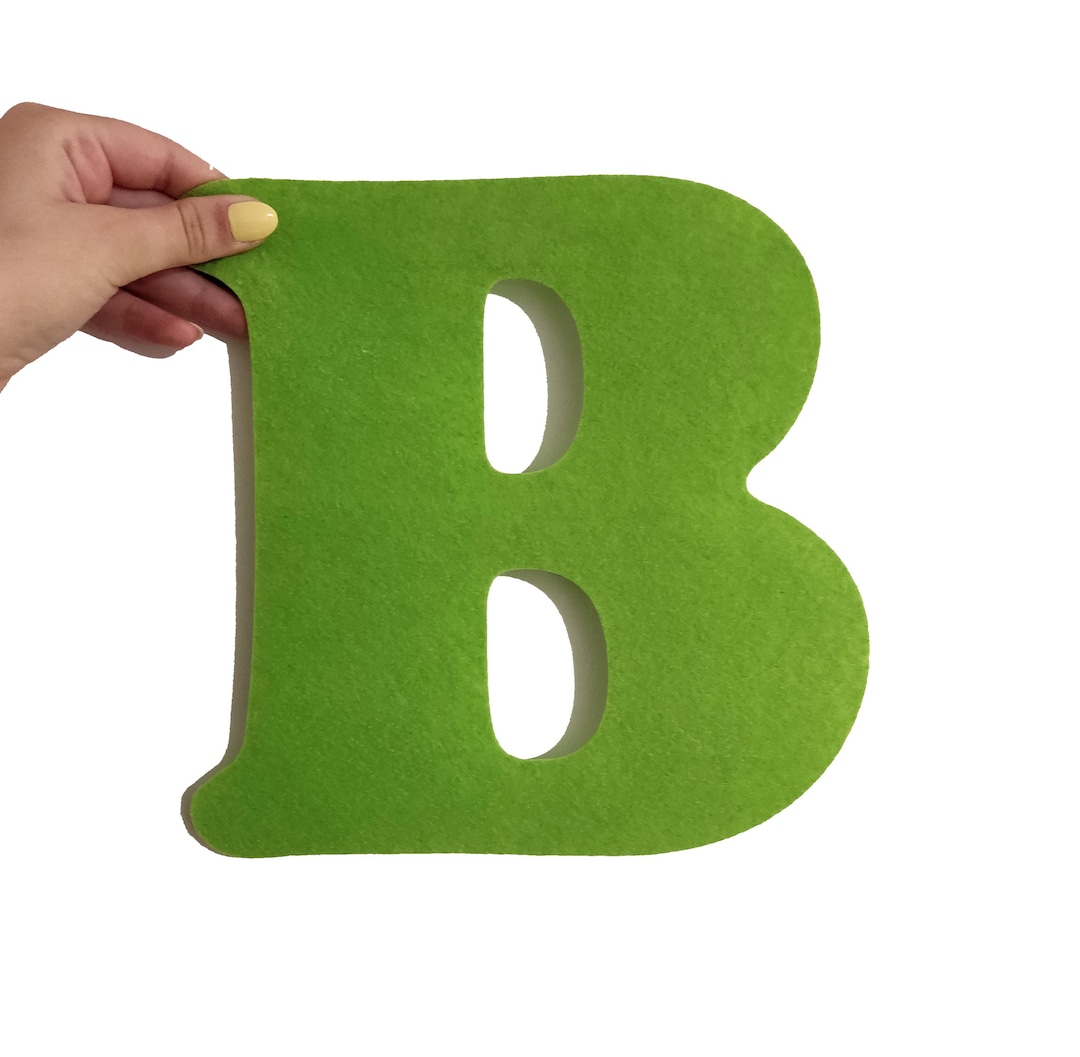 Large Felt Letters 22 Cm (8.66") Die Cut Letters 8 Inch Classroom ...