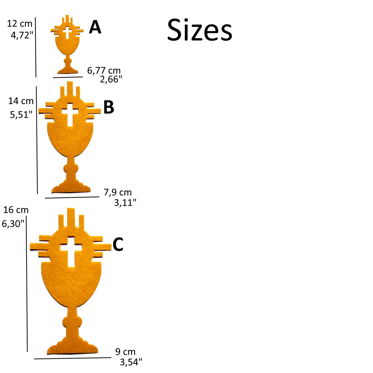 Felt Chalice Craft Supplies Chalice Craft Projects Church Decor Easter ...