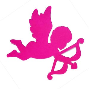 Cupid Cutouts Paper Cupid Shapes Valentines Die Cuts Valentines Day ...
