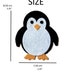 Penguin Die Cuts Penguin Felt Shape Die Cut Sewing Pattern Felt Penguin ...