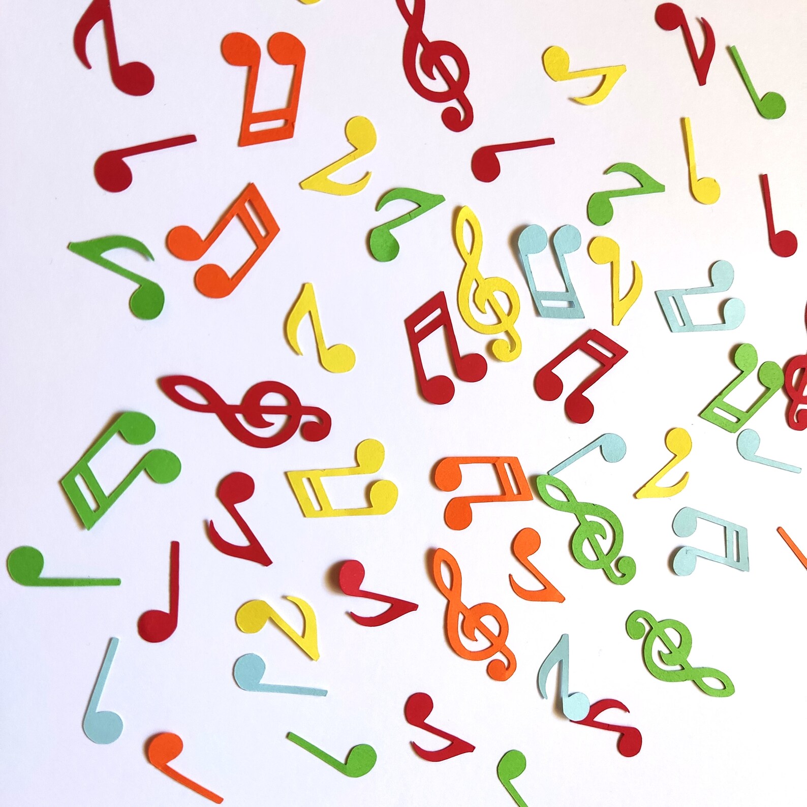 300 Musical Notes Confetti Table Many Colors Scatter Party Decoration ...