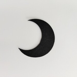 Felt Moon Die Cut Craft Supplies Half Moon for Sewing Craft Projects ...