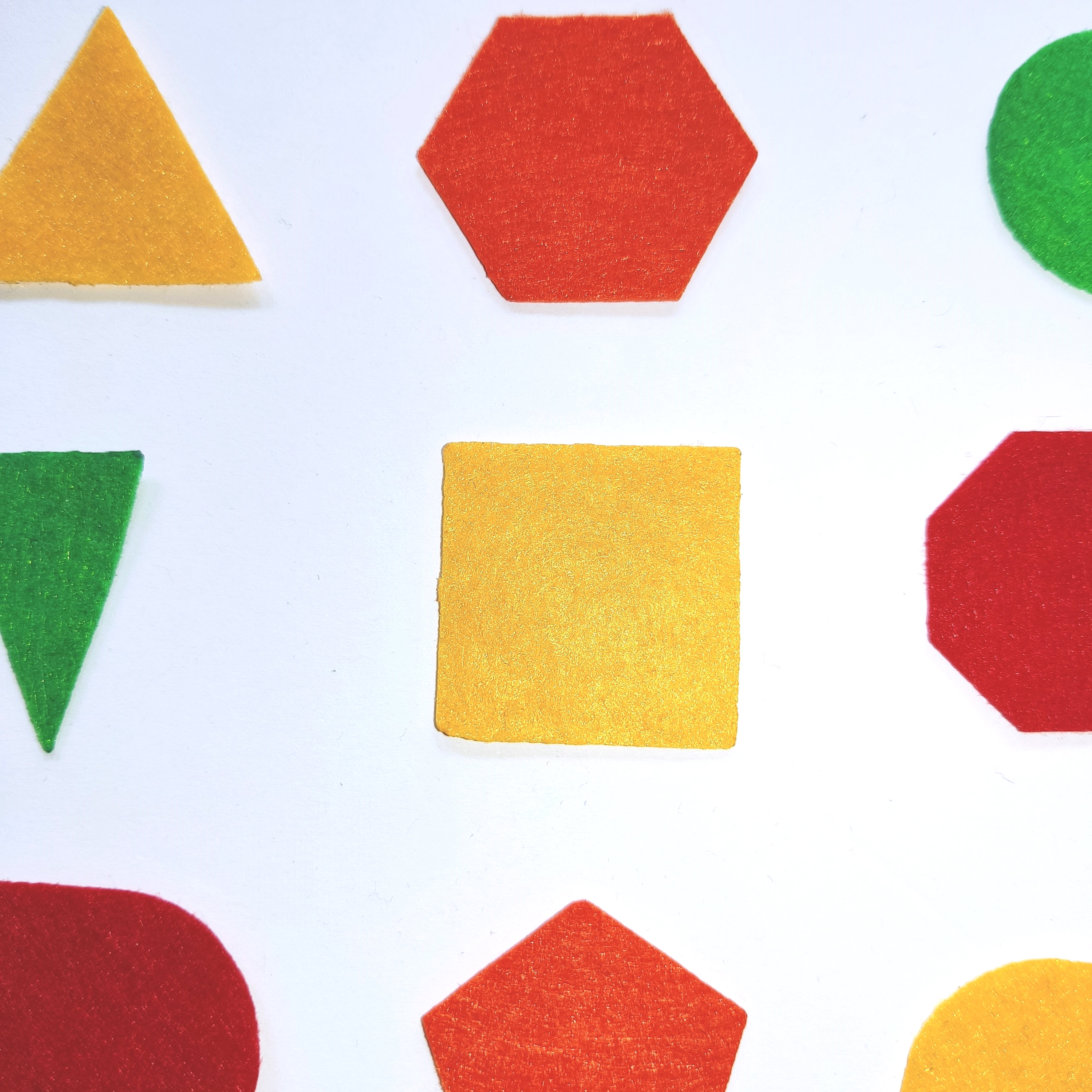 Felt Geometric Shapes for Sewing Craft Projects Die Cut Craft Supplies ...