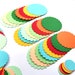 Cardstock Scallop Circles | Sizes From 1,5cm to 4,5cm | Cardstock ...