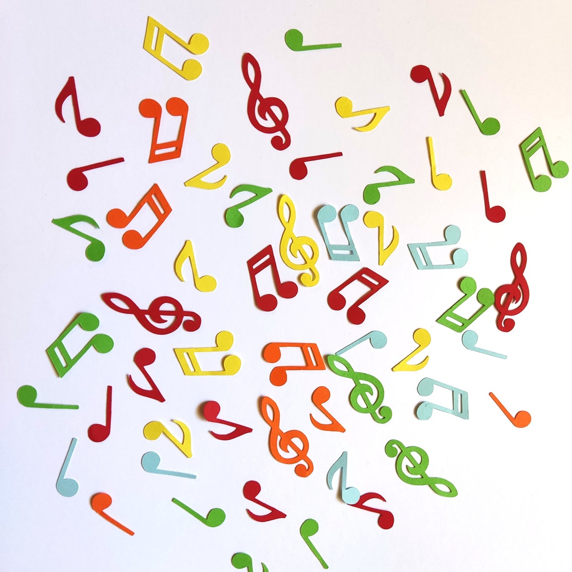 300 Musical Notes Confetti Table Many Colors Scatter Party Decoration ...