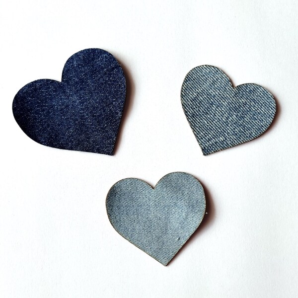 Denim Heart - Etsy