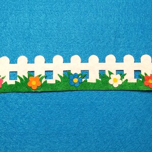 Felt Flower Fence Felt Grass Cutouts Green Felt Grass Craft Grass Die ...