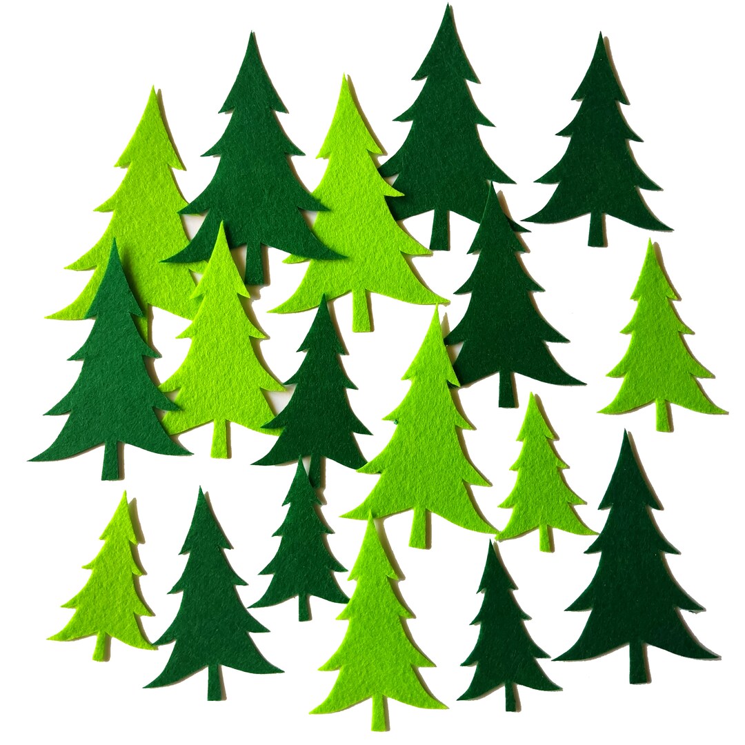 DDP | Felt Pine Tree Felt Craft Supplies Christmas Tree Sewing Craft ...