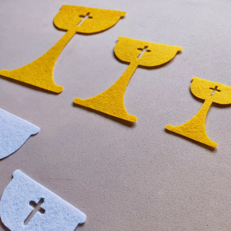 Chalice Felt Shape Die Cut Sewing Pattern Felt Craft Supplies Christmas ...