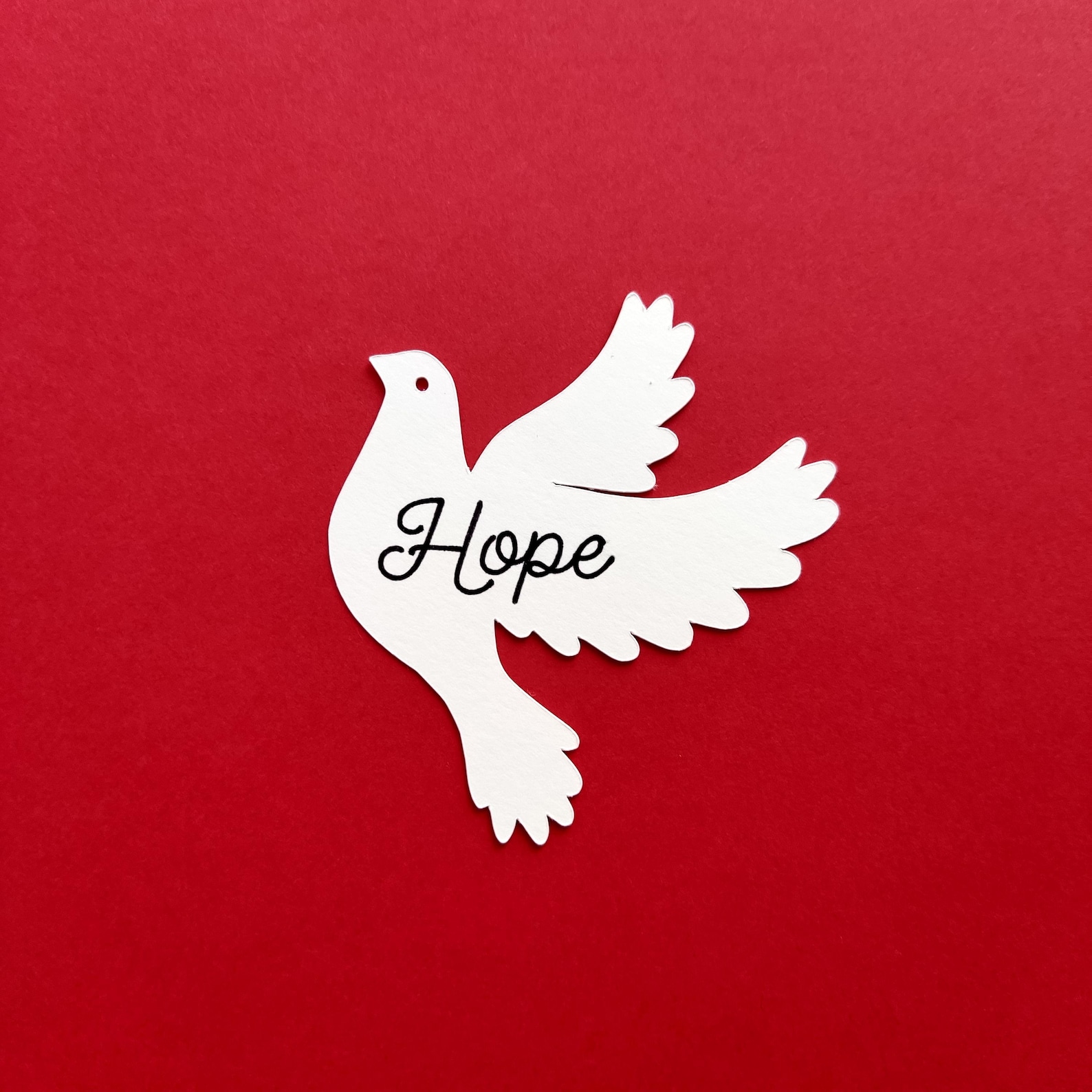 Cardstock Dove Die Cut Joy Hope Peace Love Craft Supplies Pigeon New ...