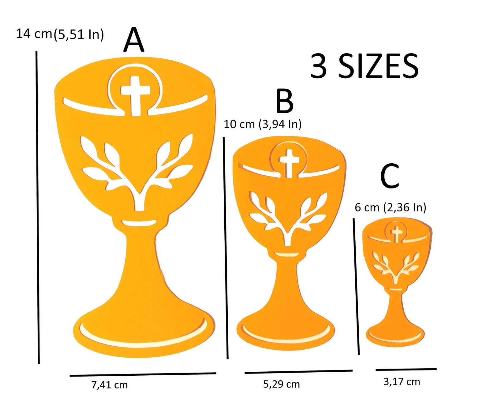 Die Cut Cardstock Chalice Craft Supplies Chrismon Craft Projects Church ...