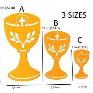 Die Cut Cardstock Chalice Craft Supplies Chrismon Craft Projects Church ...