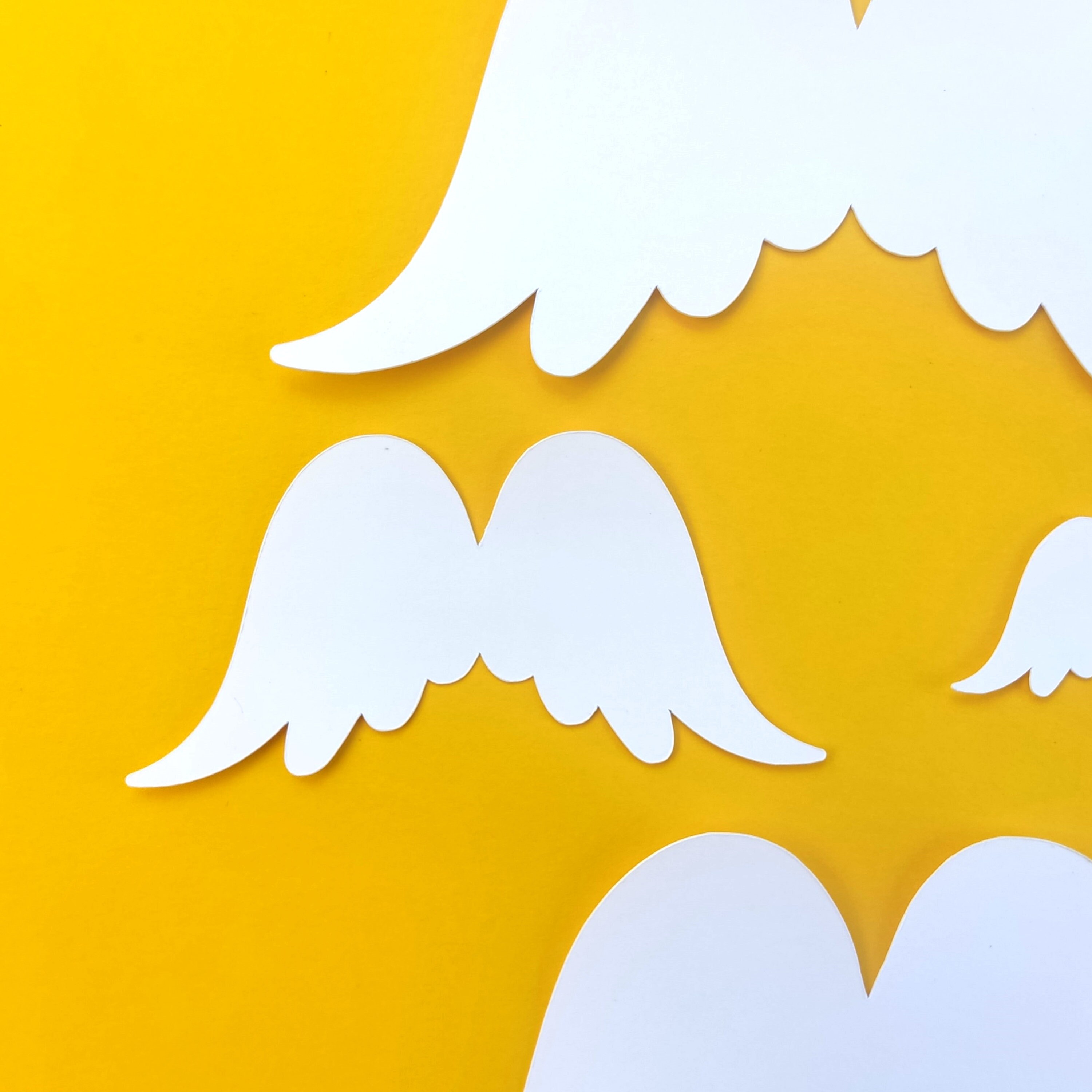 Angel Wings Cardstock Cutout Craft Supplies Wings Craft Projects Angel ...