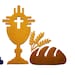 Felt Eucharistic Symbols | Felt Cutout Set Home Altar - Etsy