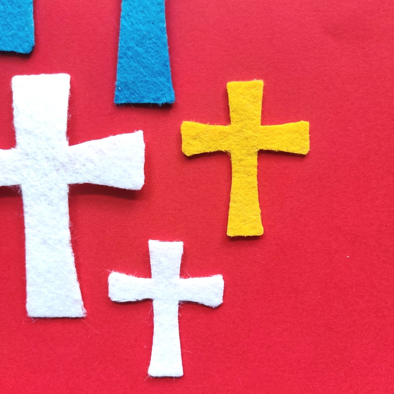Die Cut Felt Cross Felt Craft Supplies Cross Sewing Craft Projects Felt ...
