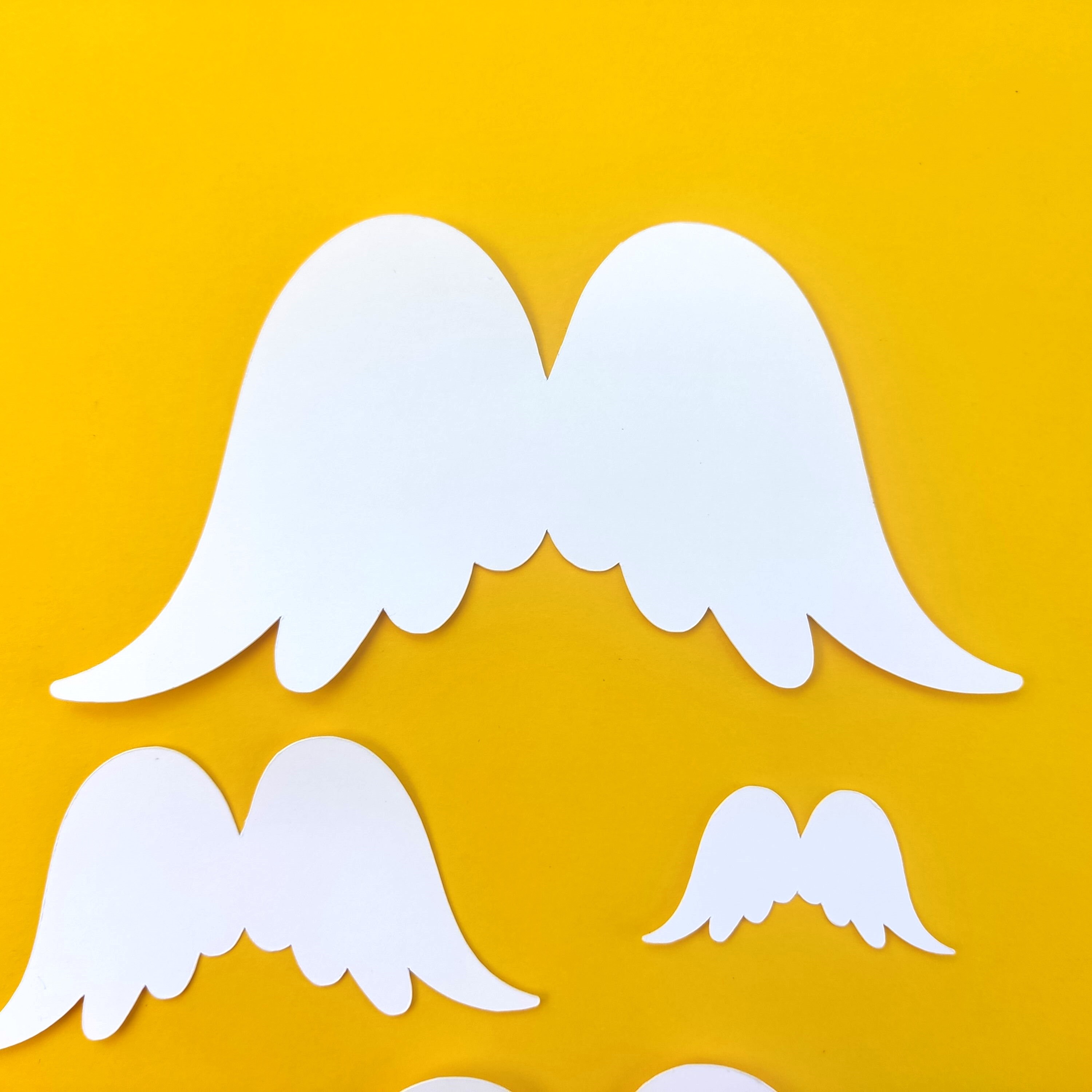 Angel Wings Cardstock Cutout Craft Supplies Wings Craft Projects Angel ...