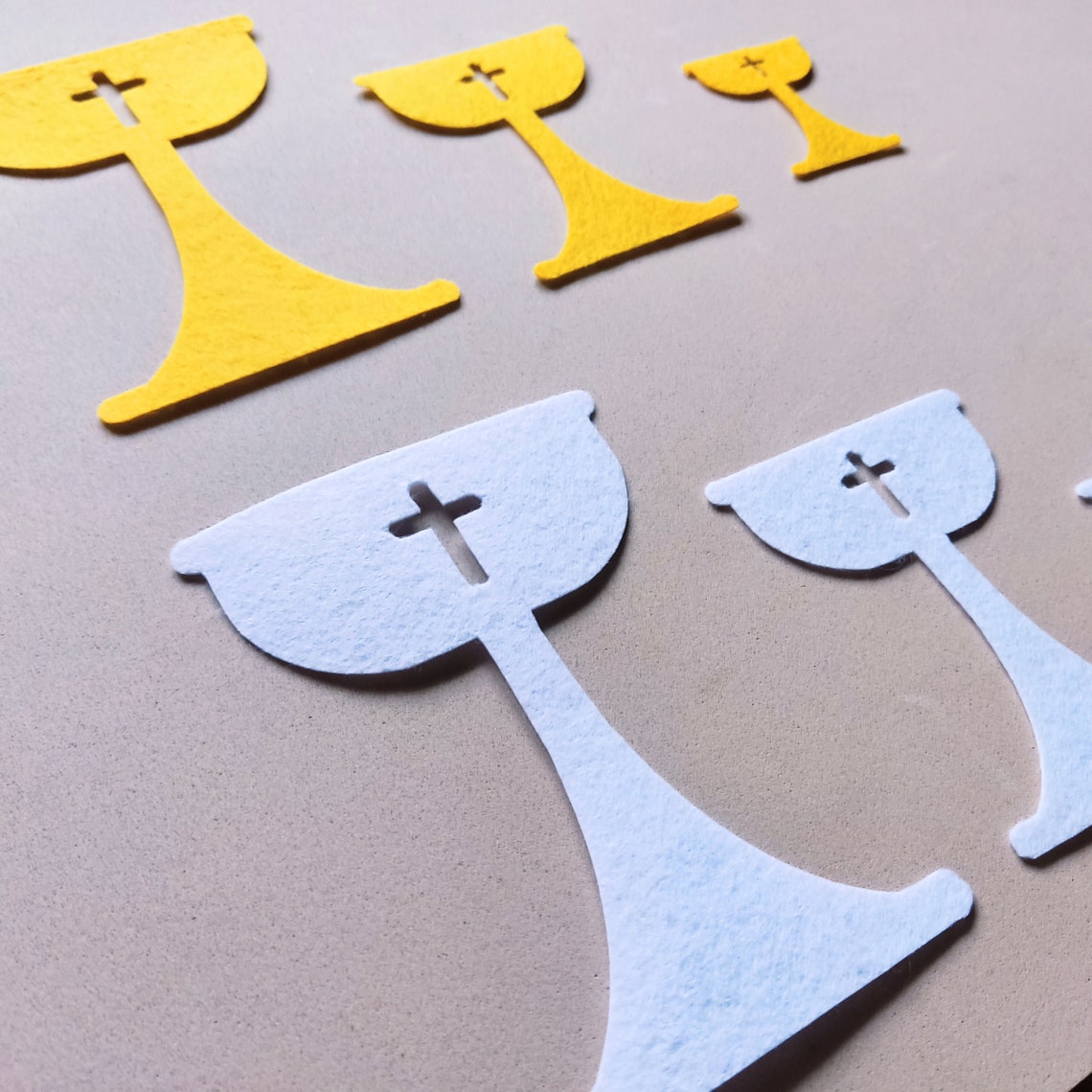 Chalice Felt Shape Die Cut Sewing Pattern Felt Craft Supplies Christmas ...