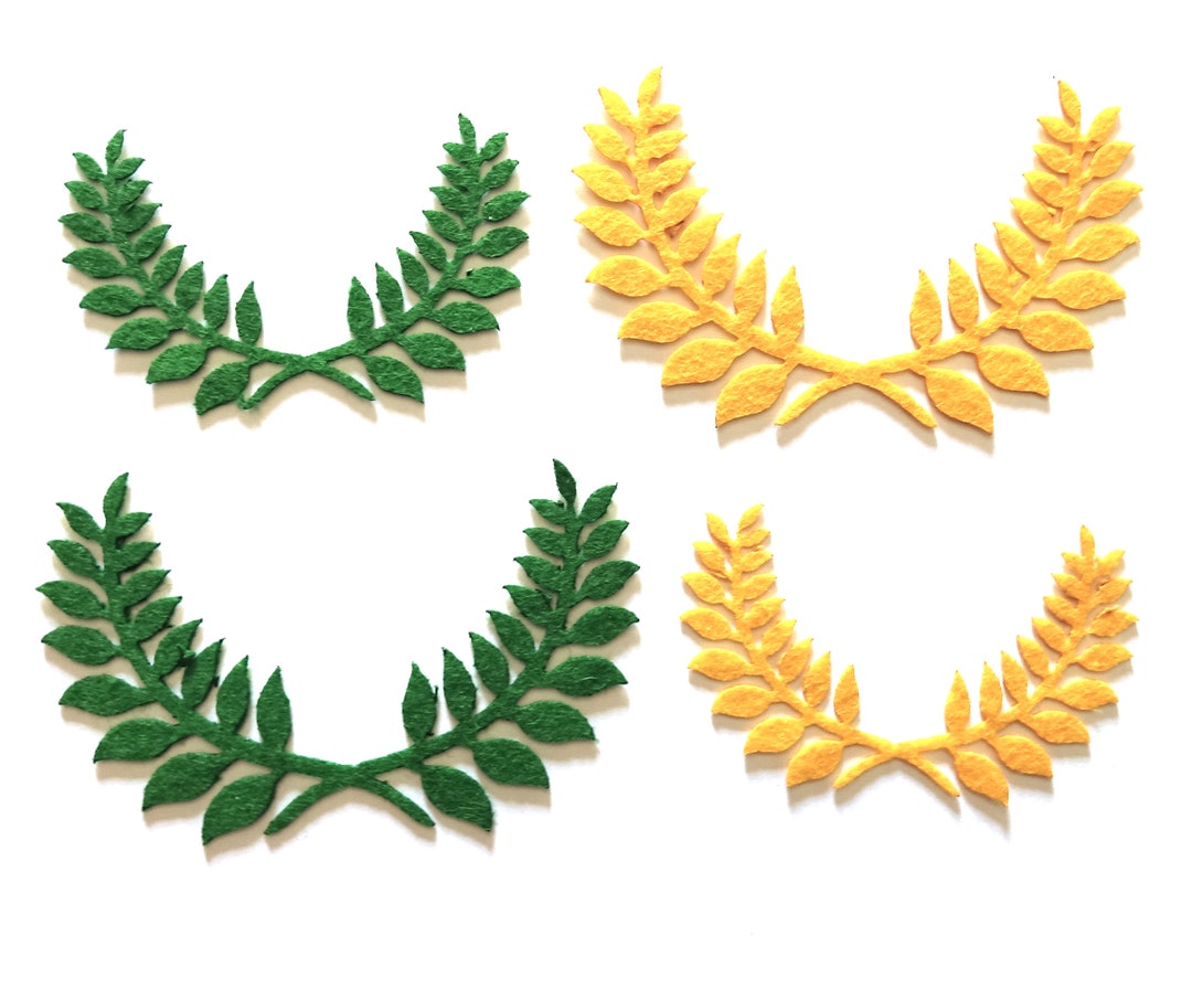 Felt Laurel Wreath Die Cut Crown for Parties Laurel Wreath Crown Greek ...