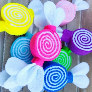 DDP | Felt Lollipop Candy Felt Food Pretend Play Felt Food Lollipop ...