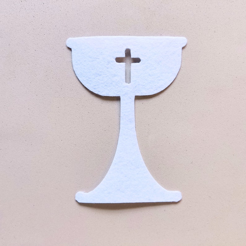 Chalice Felt Shape Die Cut Sewing Pattern Felt Craft Supplies Christmas ...