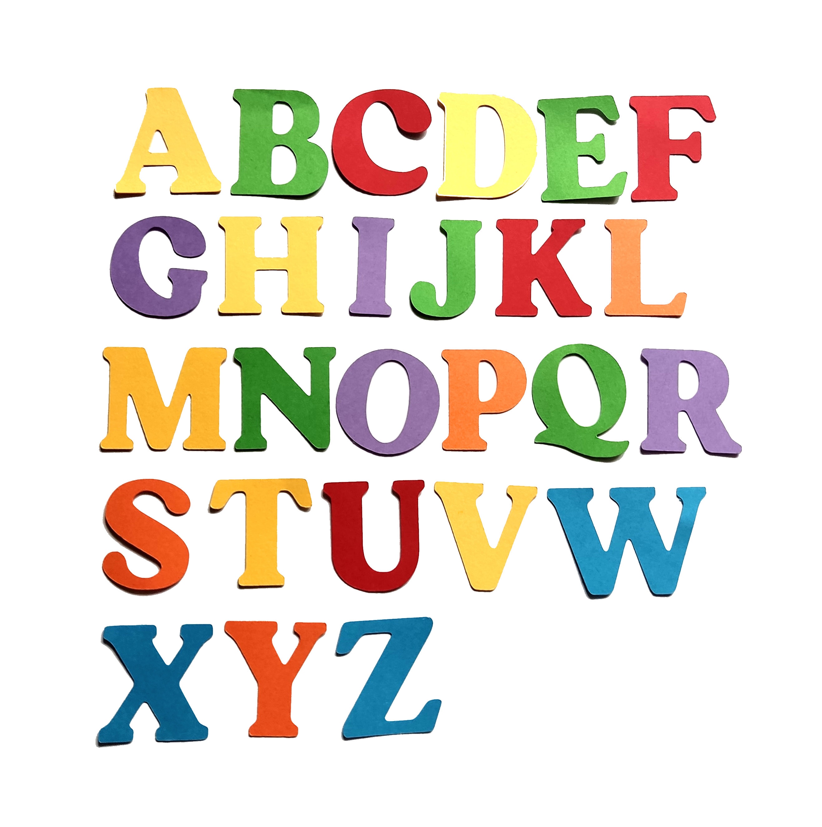 4 Cm (1,6") Cardstock Alphabet Cutouts Die Cut Letters Classroom ...