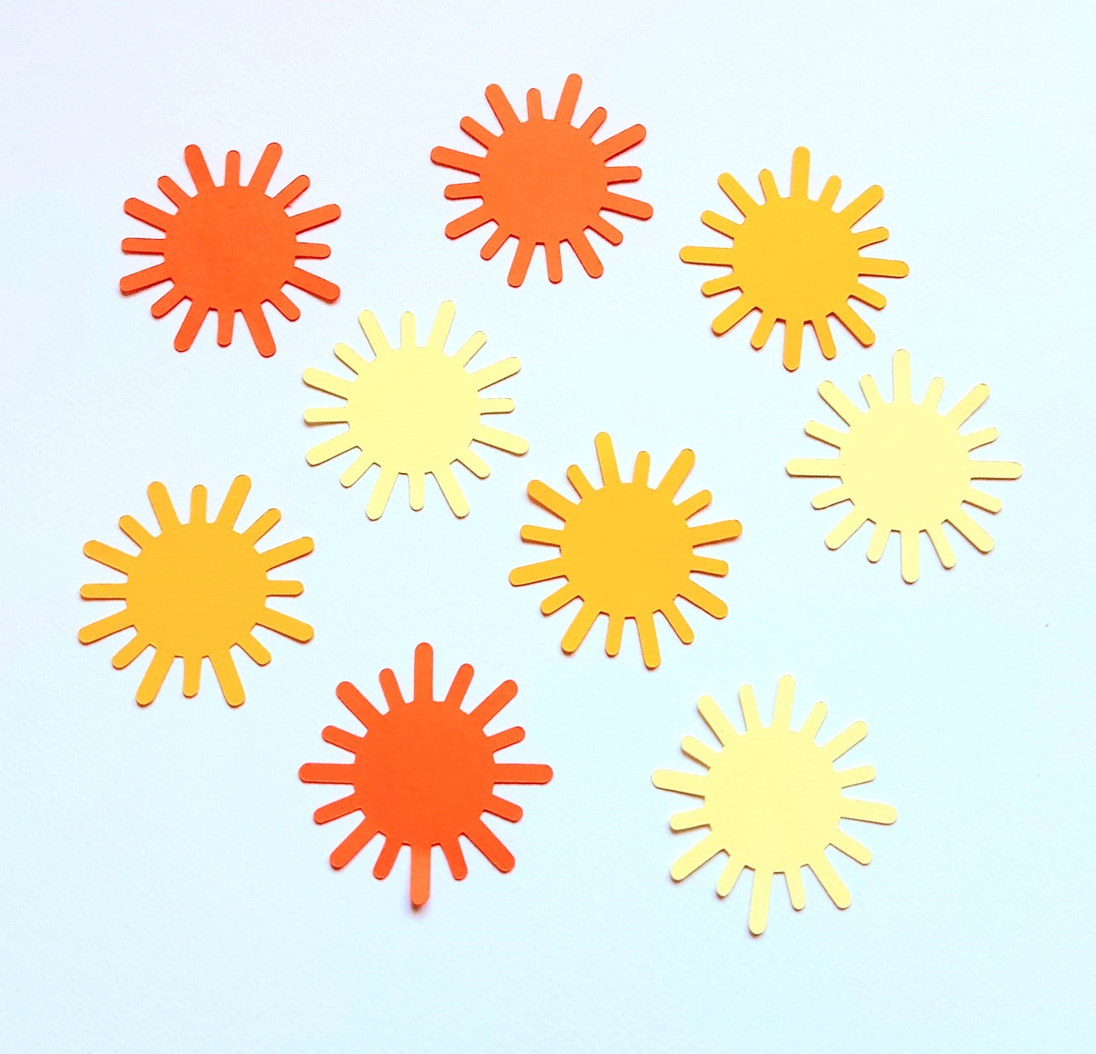 Cardstock Sunshine Die Cut Sunshine Papercraft Embellishments ...