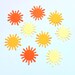 Cardstock Sunshine Die Cut Sunshine Papercraft Embellishments ...