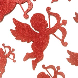 Cupid Cutouts on Glitter Adhesive Paper Cupid Shapes Valentines Die ...