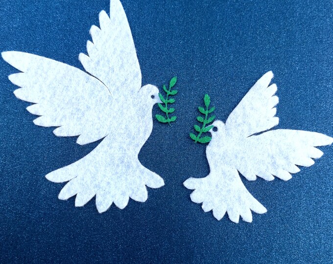 Dove Die Cut Cardstock Craft Supplies Pigeon Craft Projects Peace Dove ...