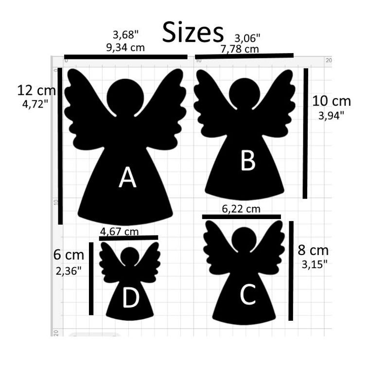 Cardstock Angel Cutouts Die Cut Cardstock Angel Craft Supplies Easter ...