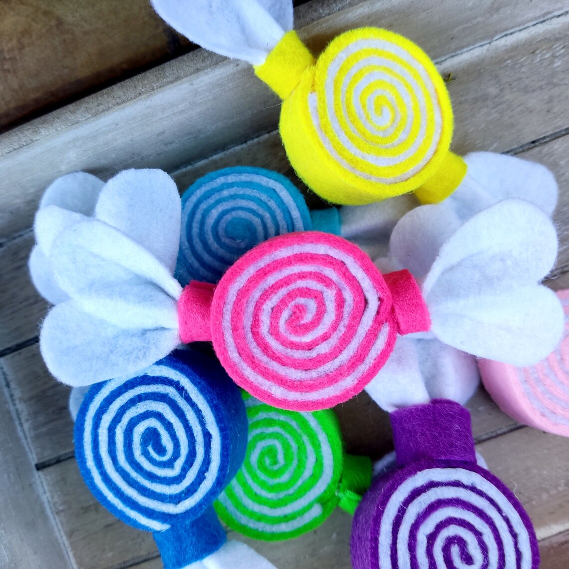 DDP | Felt Lollipop Candy Felt Food Pretend Play Felt Food Lollipop ...