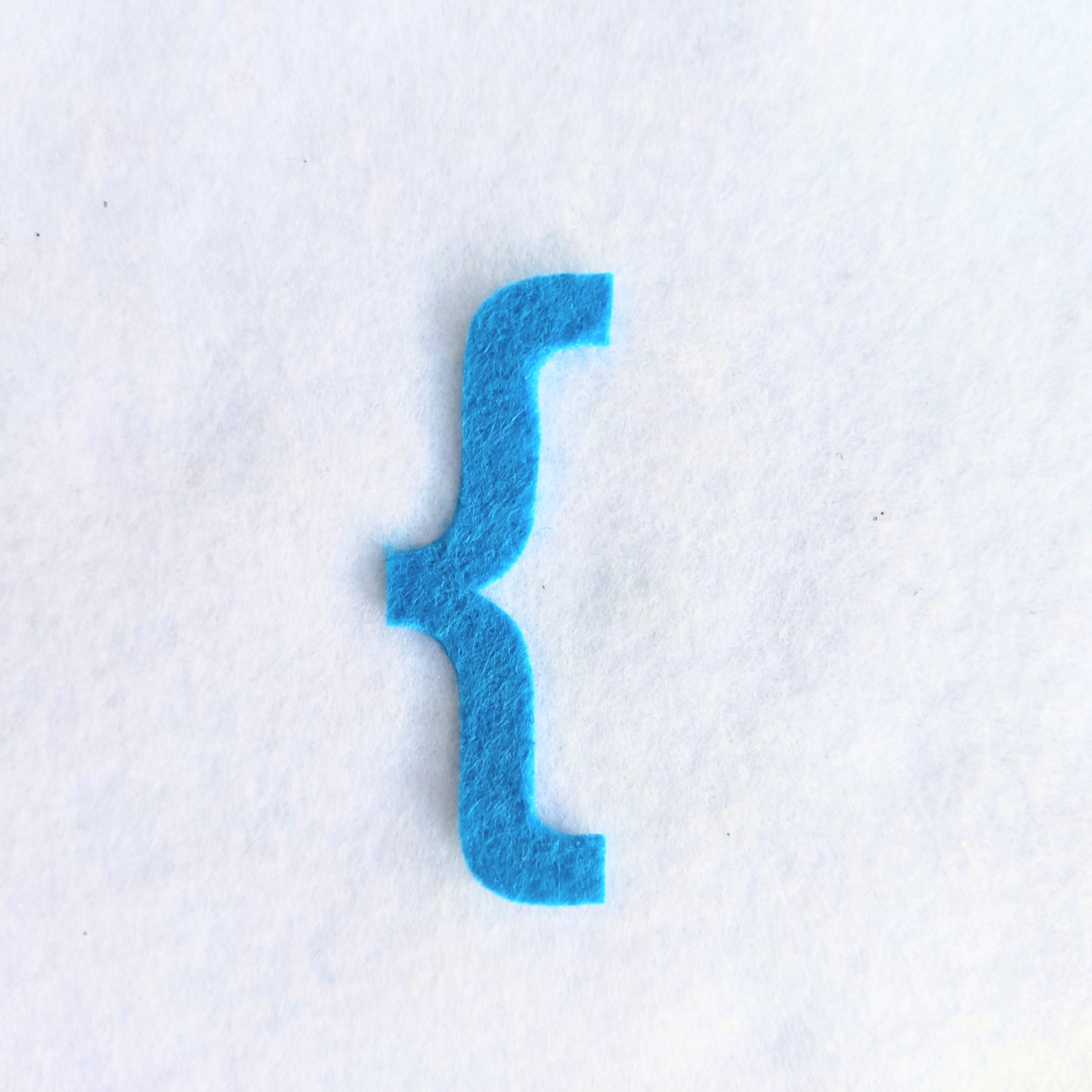 Felt Math Symbols for Sewing Craft Projects Die Cut Craft Supplies Felt ...