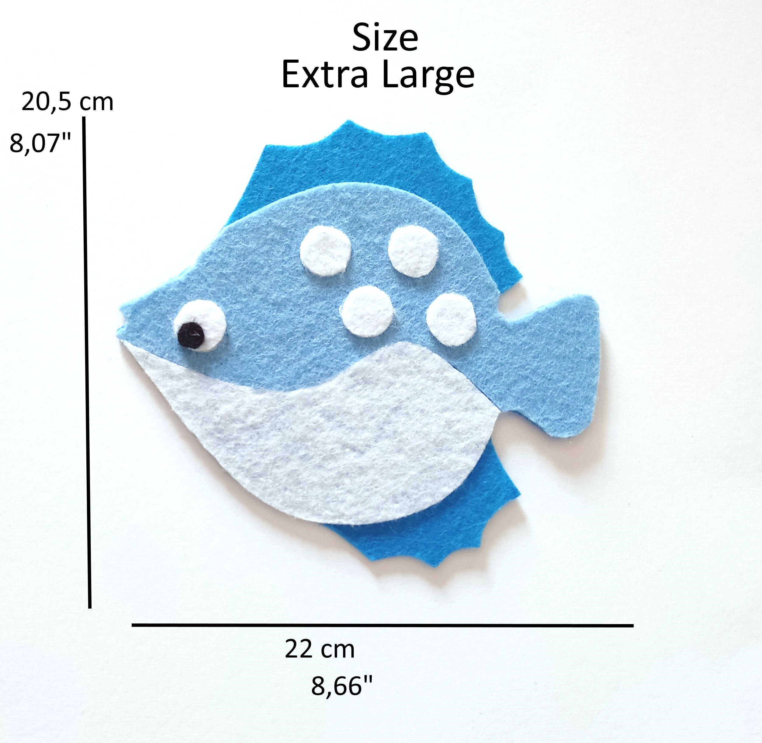 Felt Fish Die Cut Creative Play Children Story Quiet Play Game Room ...
