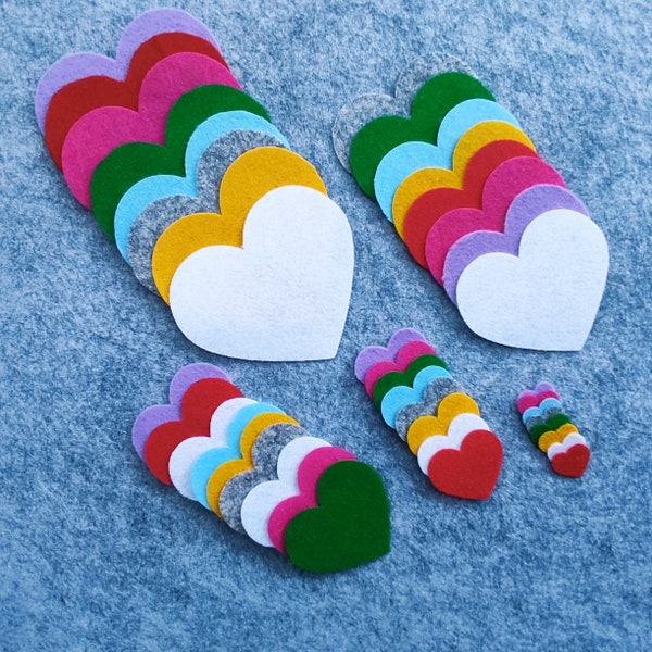 Pre Cut Felt Shapes - Etsy UK