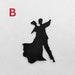 Felt Ballroom Dancer Die Cut Craft Supplies Ballroom Dancer for Sewing ...