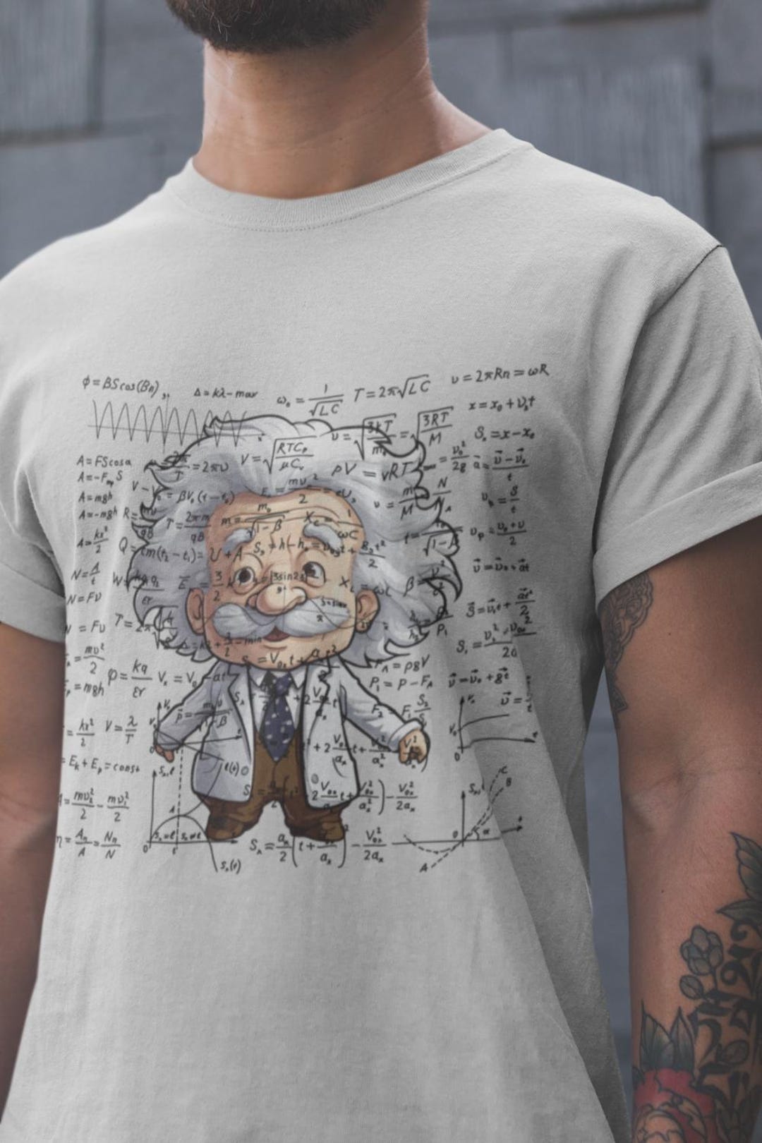 Einstein Funny T-shirt for Your Gift. Unisex T-shirt With Albert ...