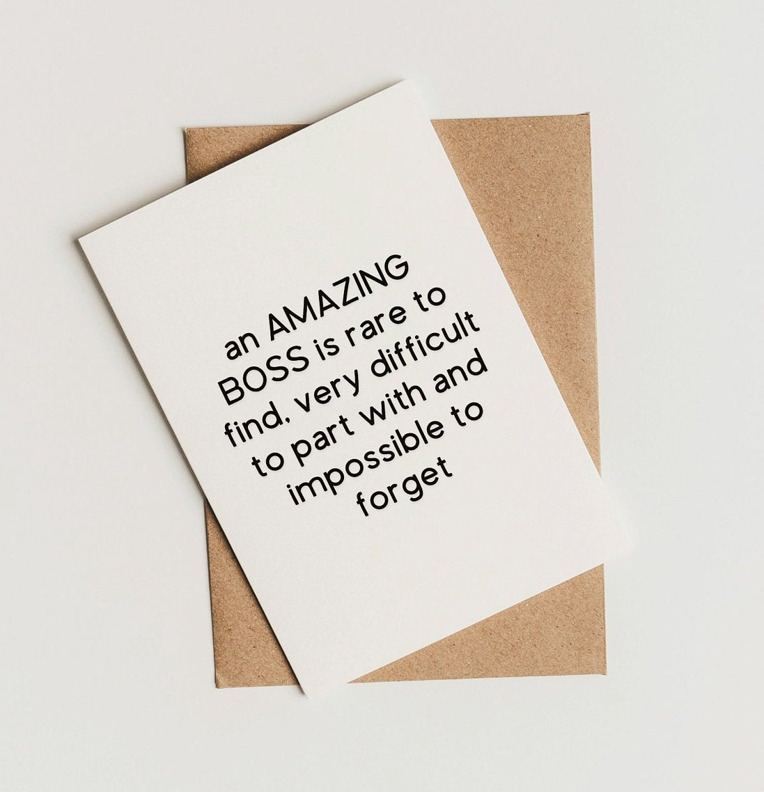 Coworker Goodbye Card, Gift From Employees for Boss Retirement ...