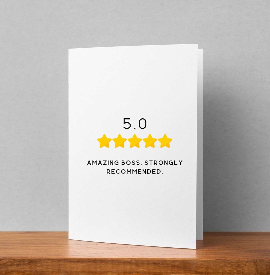 Boss Retirement Card: Farewell, New Job (printable) - Etsy