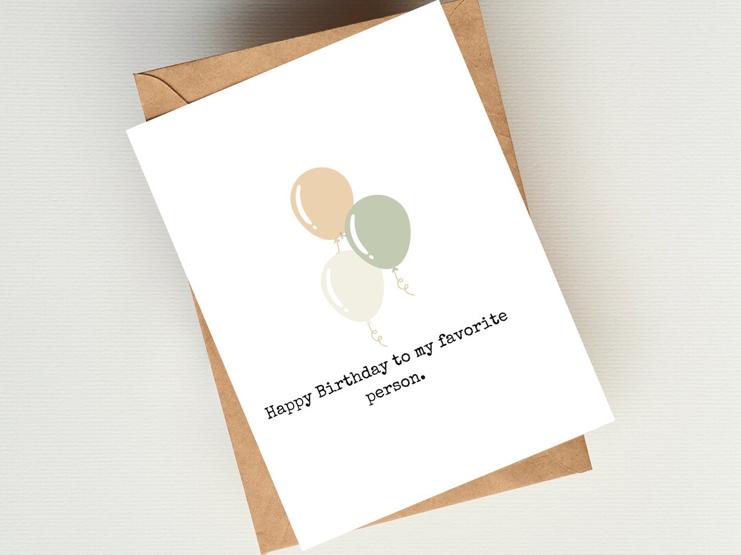 Personalized Birthday Greeting Card Custom Happy Birthday - Etsy