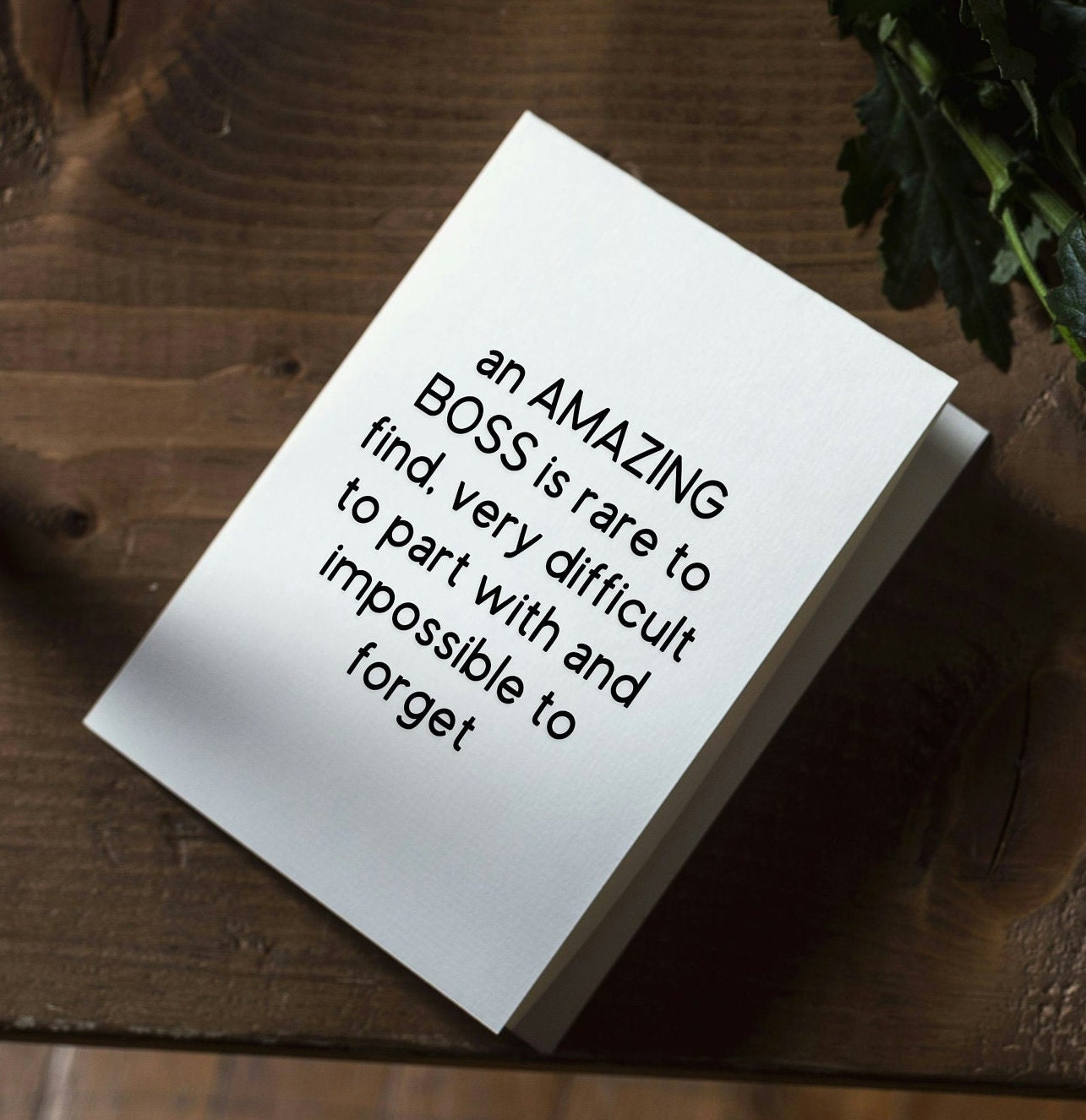 Coworker Goodbye Card, Gift From Employees for Boss Retirement ...