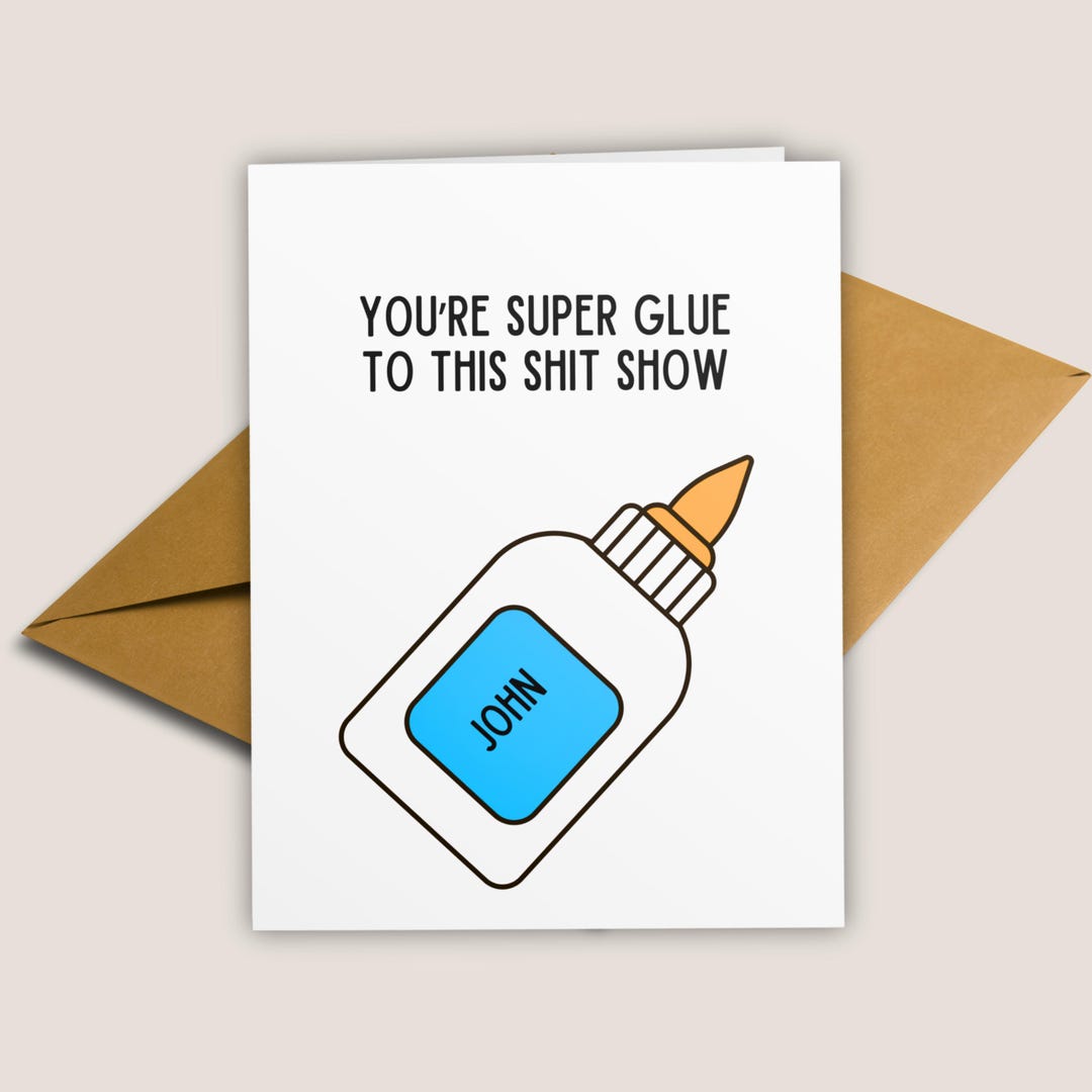 Personalized Funny Work Appreciation Card, Adult Office Humor ...