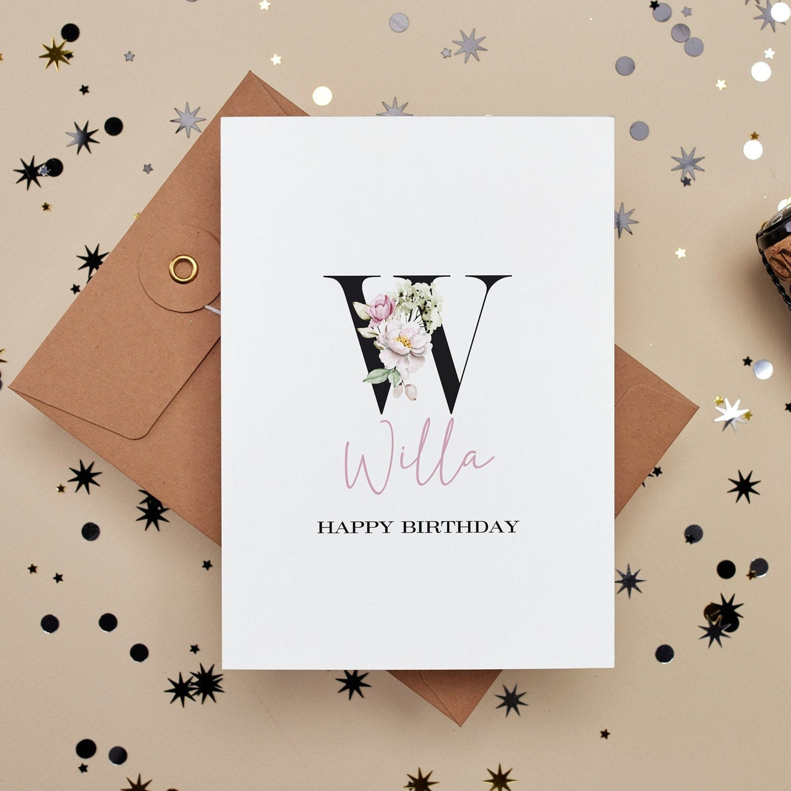 Custom Birthday Card, Personalized Birthday Card, Cute Birthday Card ...