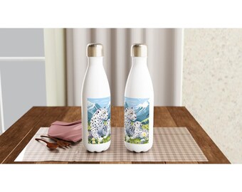 Snow Leopards in Moon Light Coffee Mugs 11oz. 15oz., Latte Mug 17oz ...