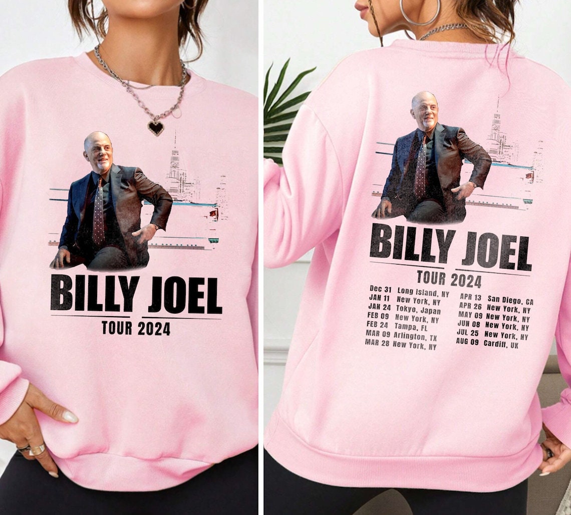 Billy Joel World Tour 2024 Shirt, Billy Joel Concert 2024 Shirt sold by ...