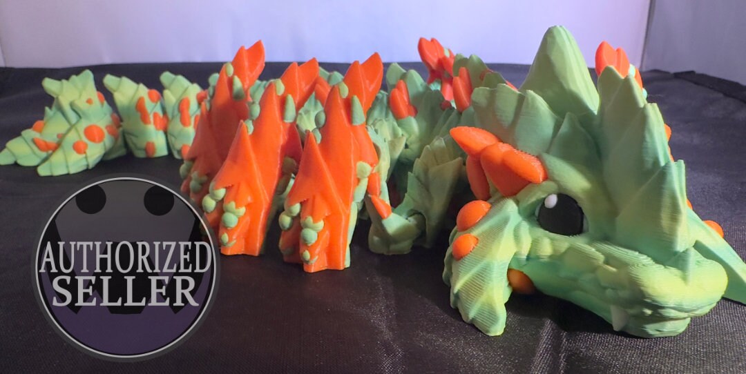 Baby Dune Striker Fully 3D Printed Articulating Dragon - Etsy